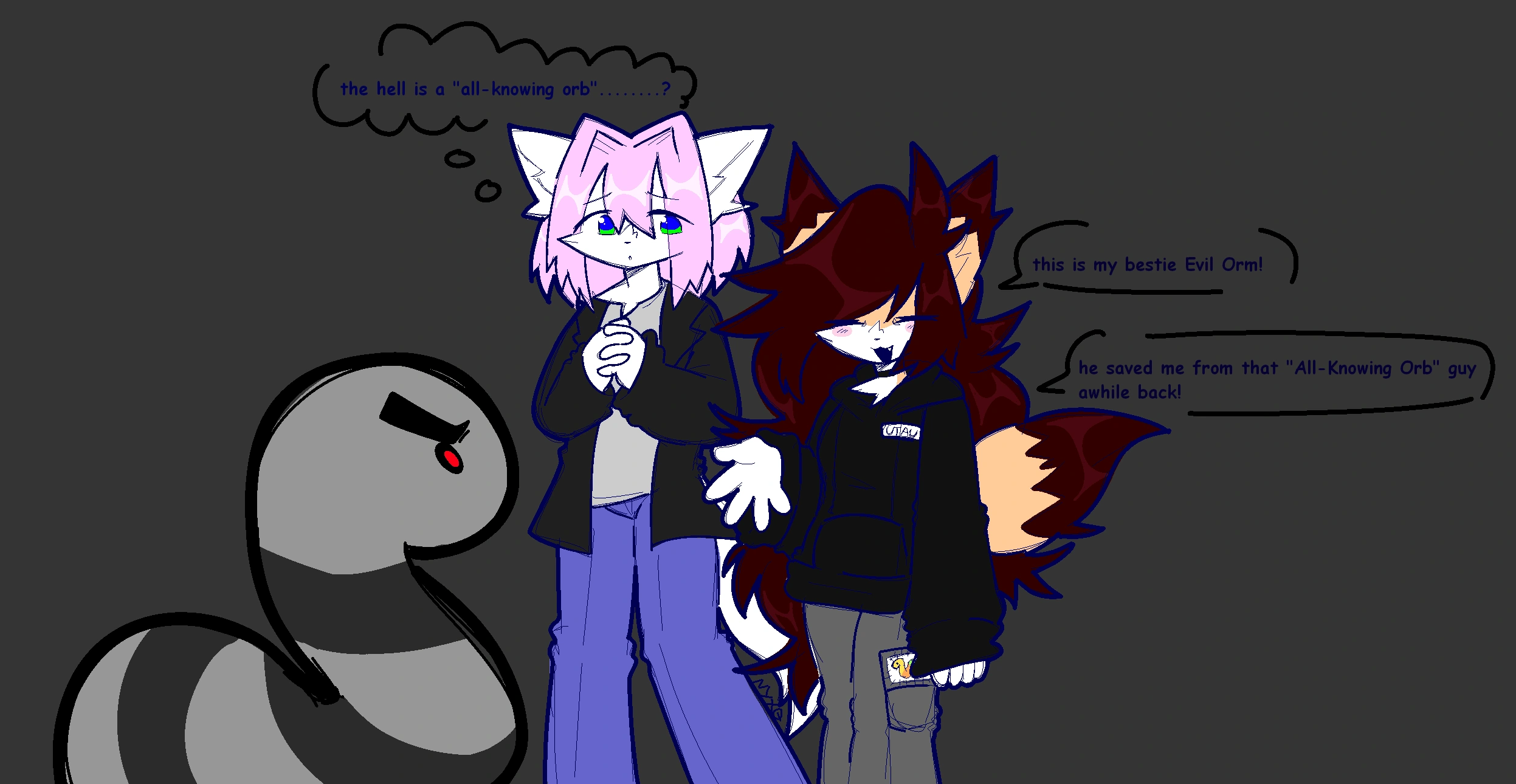 my utaus koi, sam, and evil orm | Fandom