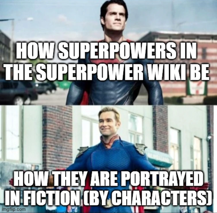 Superpowers portrayal. Meme I Made | Fandom