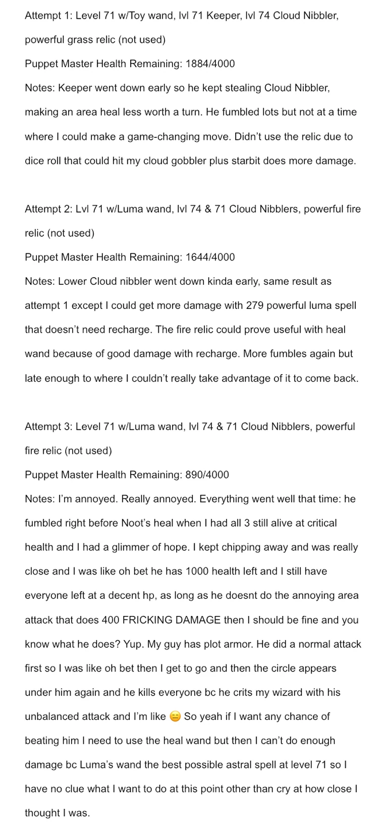 How Early Can You Beat the Puppet Master? (Part 2: The Finale) | Fandom