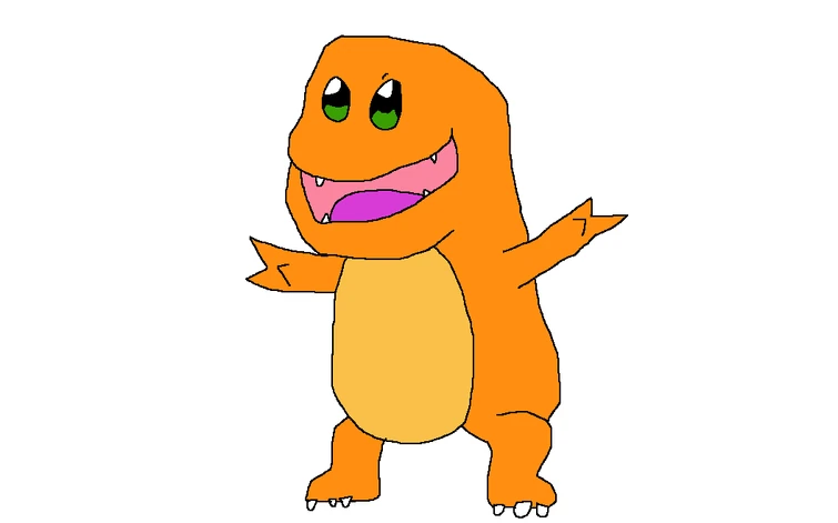 This is my drawing of Charmander, this orange pokemon | Fandom