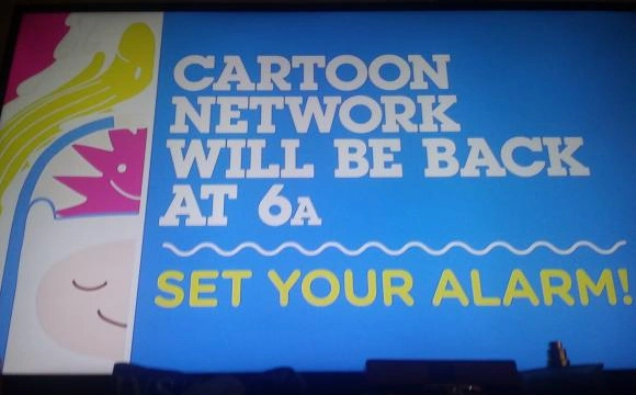 There is a glitch in cartoon network where it says Cartoon Network will ...