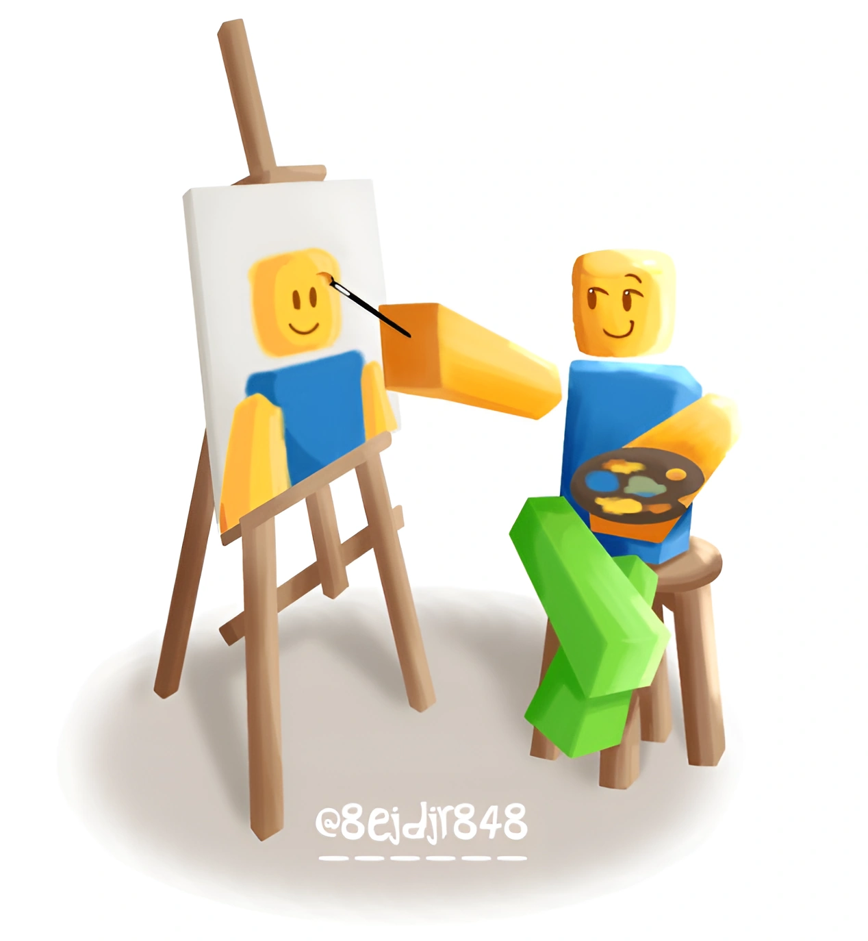Noob draws from an illustrator artist | Fandom