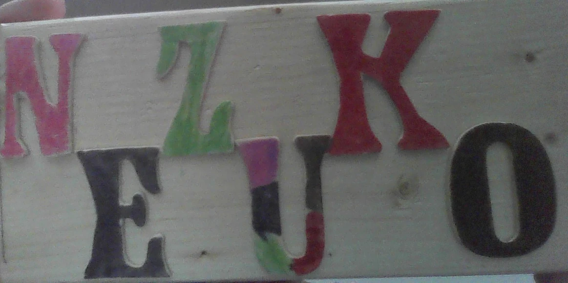 Woodworking name plate- Nezuko | Fandom