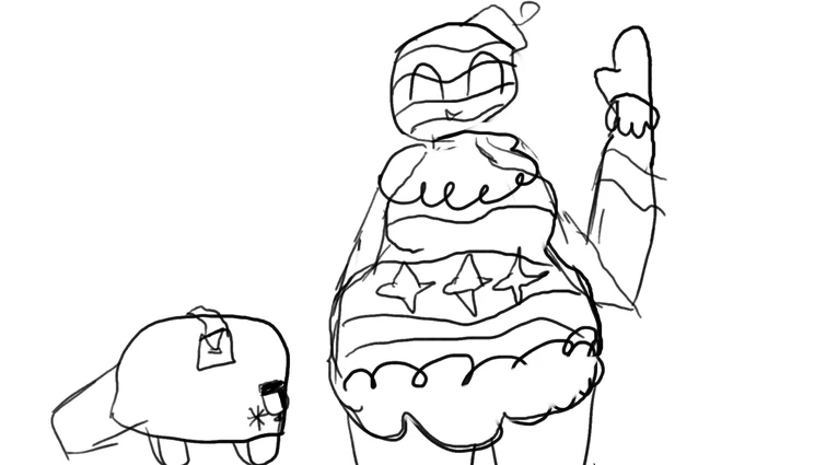 I drew this an hour ago, kinda just learning body types so i thought ...