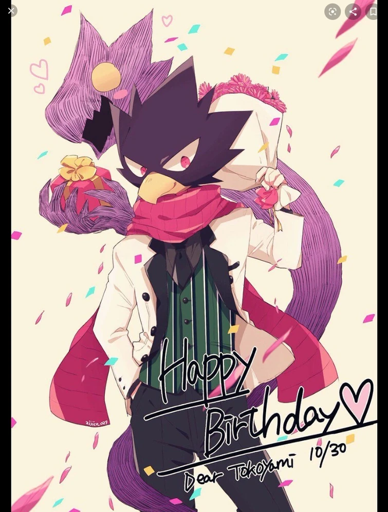 Happy birthday tokoyami | Fandom