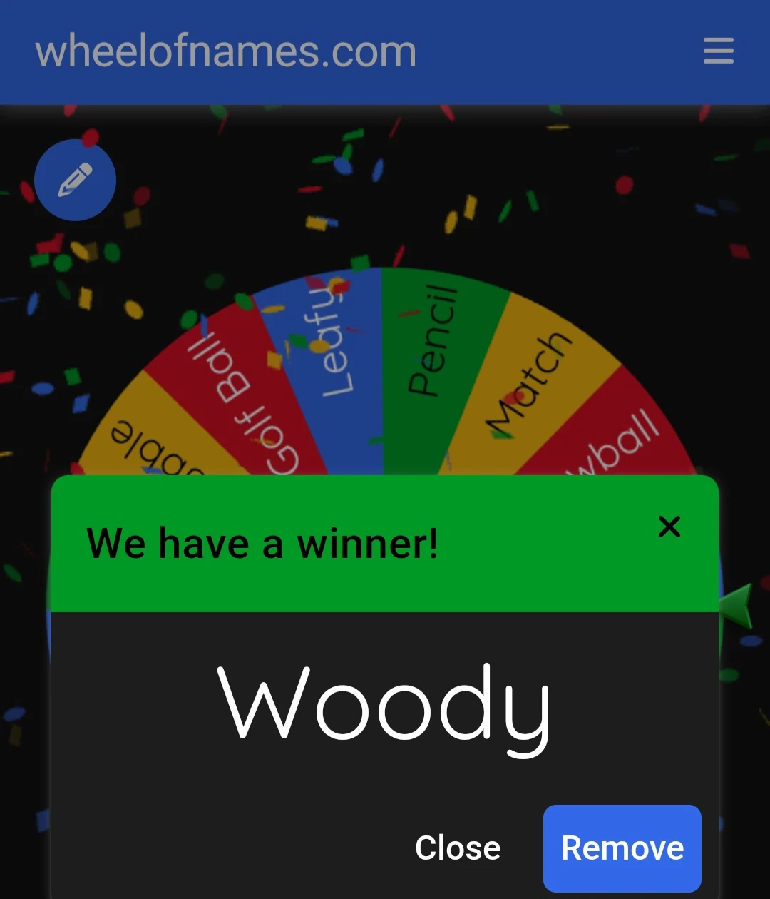 BFDI Spin a Wheel edition: Woody has been eliminated | Fandom