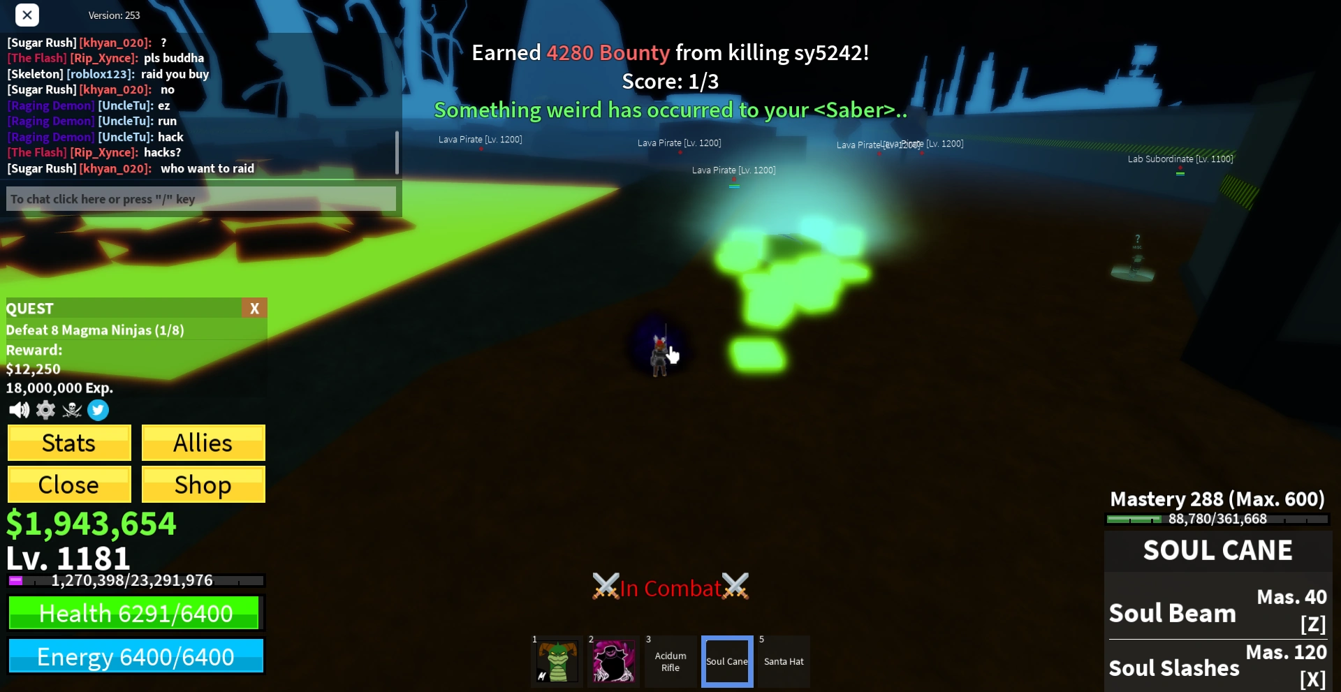 saber cane v2 | Fandom