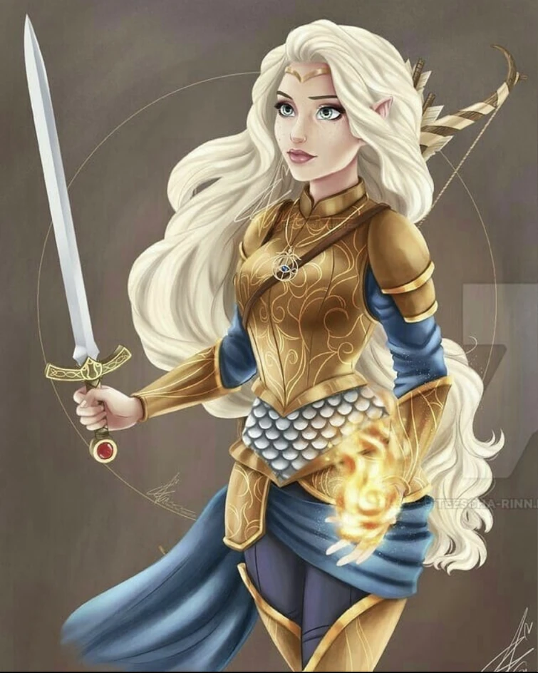 Aelin Fanart by deviantart | Fandom