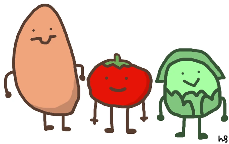 potato dude and tomato boy 2 - lettuce girl is here | Fandom