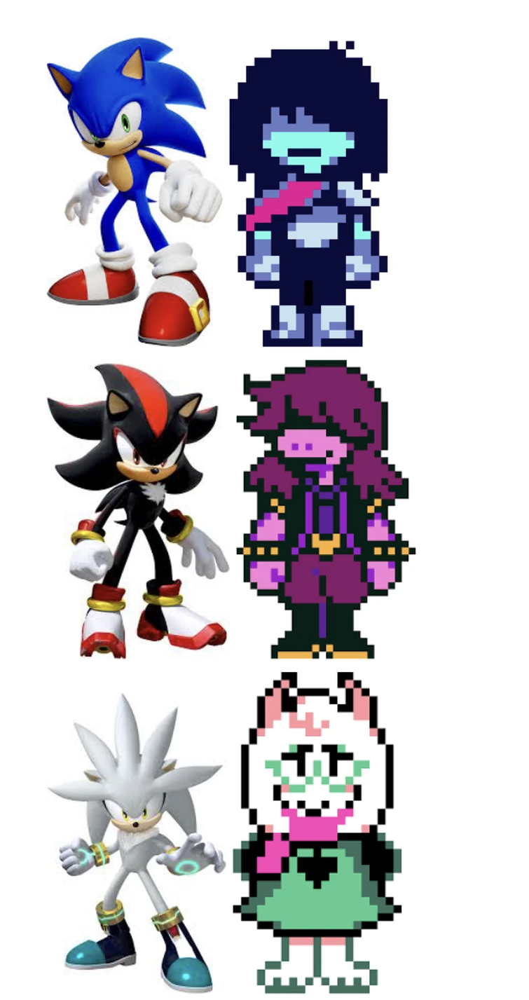 Sonic Characters as Deltarune Characters | Fandom