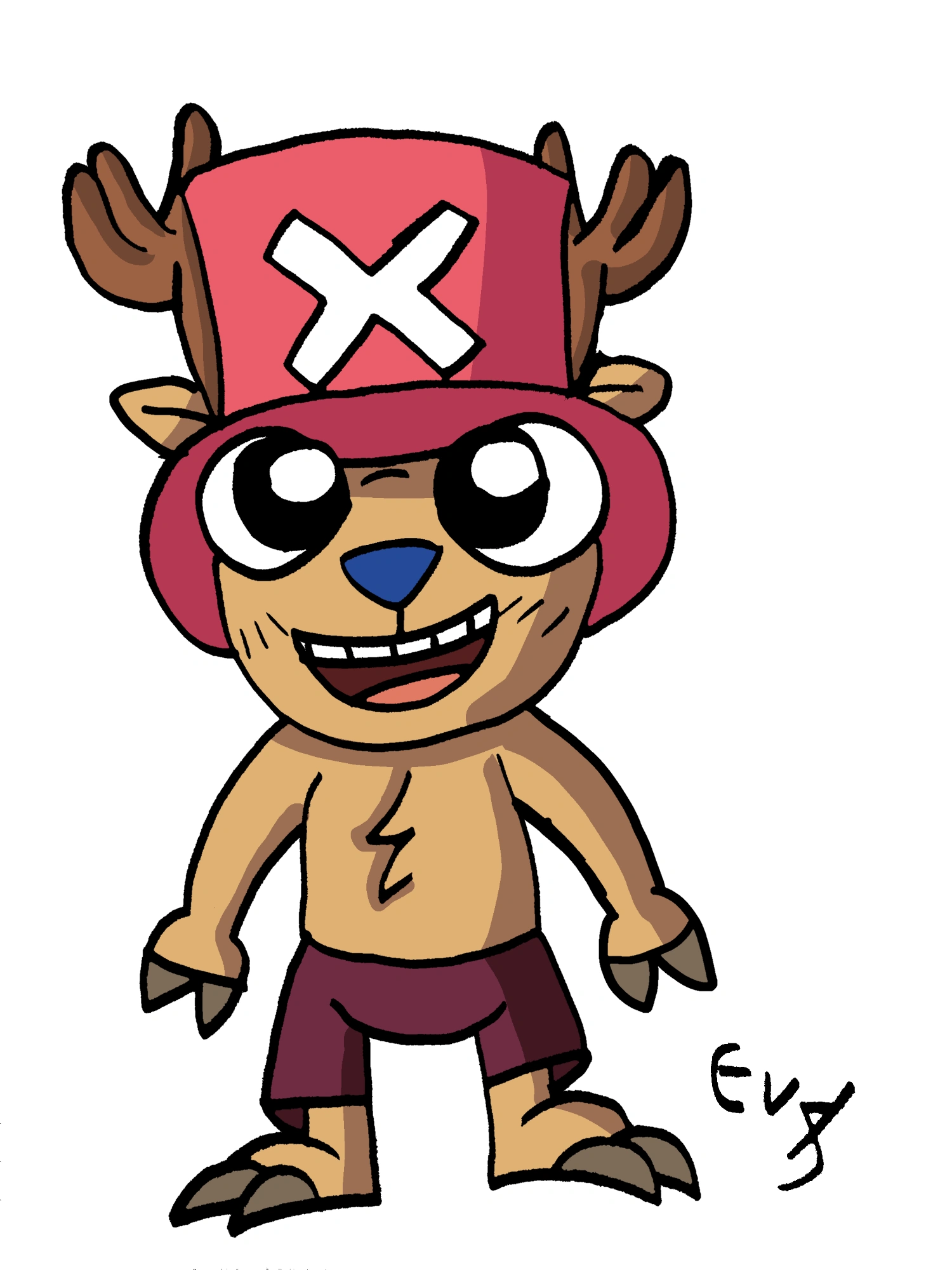 My drawing of Tony Tony Chopper | Fandom