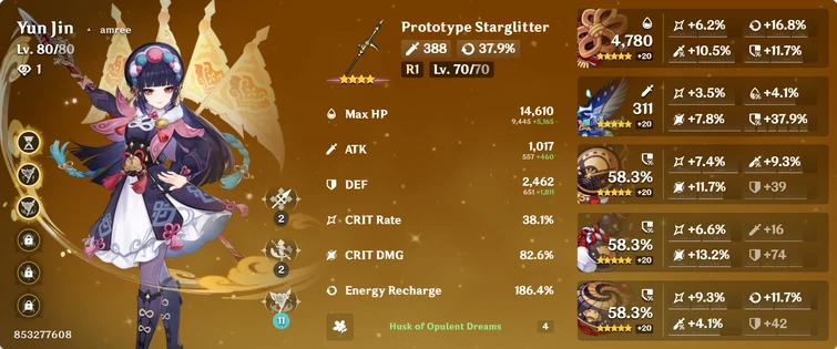 My Yun Jin build so far!! | Fandom