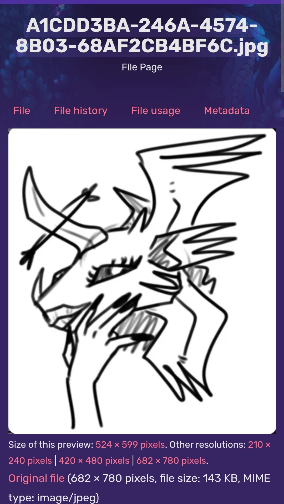 I just stumbled across this while deep searching wiki | Fandom