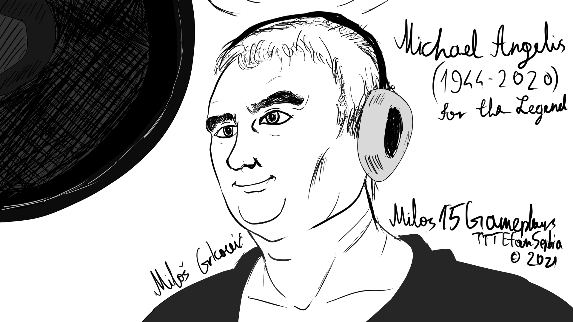 My Michael Angelis tribute drawing | Fandom