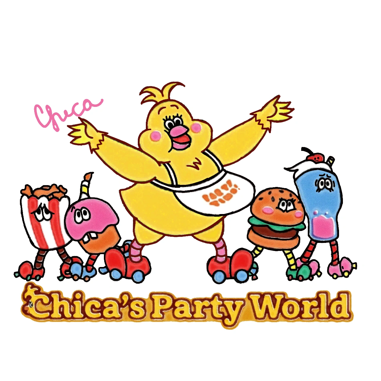 Lil Party Time Chica Art (Using Edited Pictures and Remade/Copied Chica ...