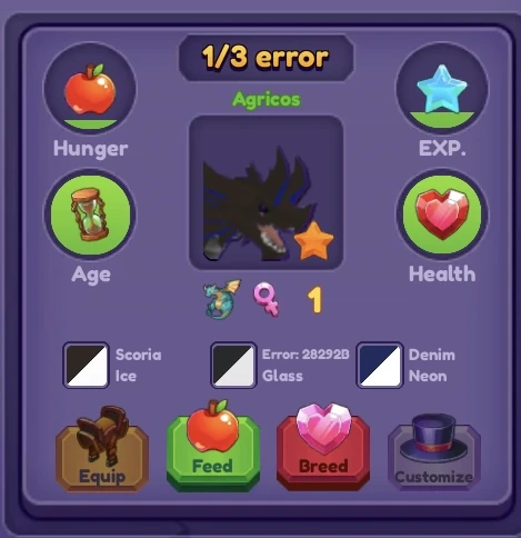 Taking offers on my 1/3 error world dragons! | Fandom