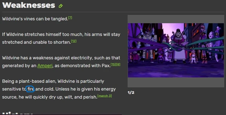 Debunking Wildvine's fire weakness | Fandom