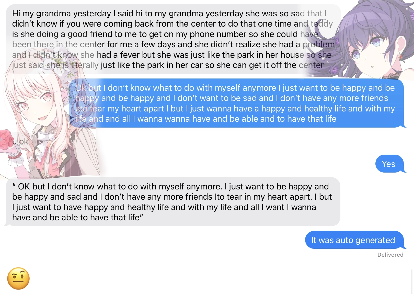 I turned one of my conversations with a friend into a prsk meme | Fandom