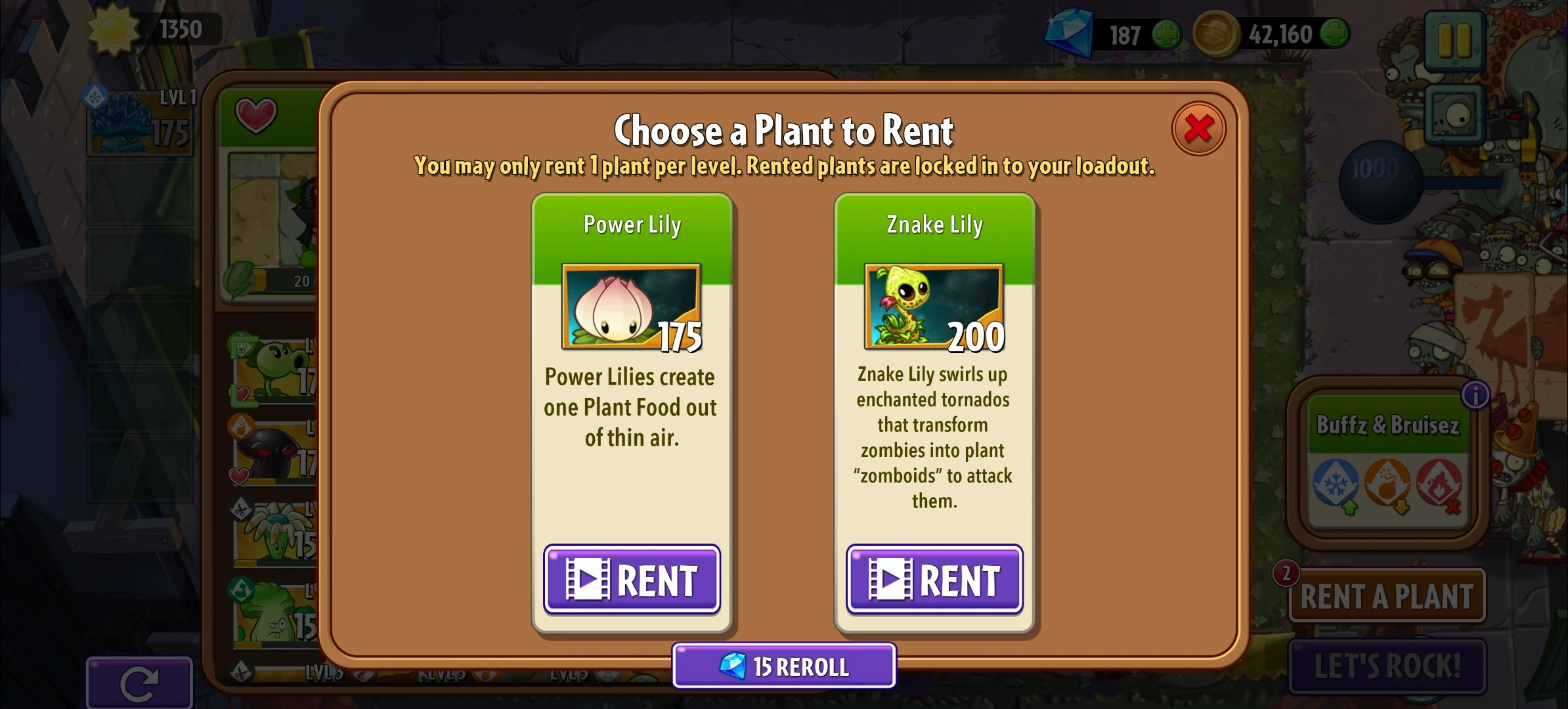 Znake Lily is officially playable in pvz 2 | Fandom