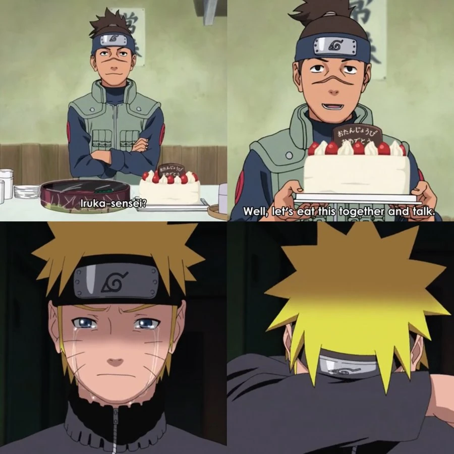 This moment when Iruka waited for Naruto to celebrate his birthday | Fandom
