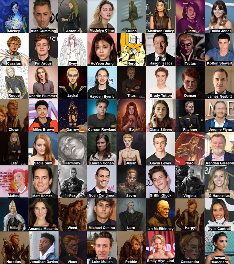 My Red Rising fan cast | Fandom