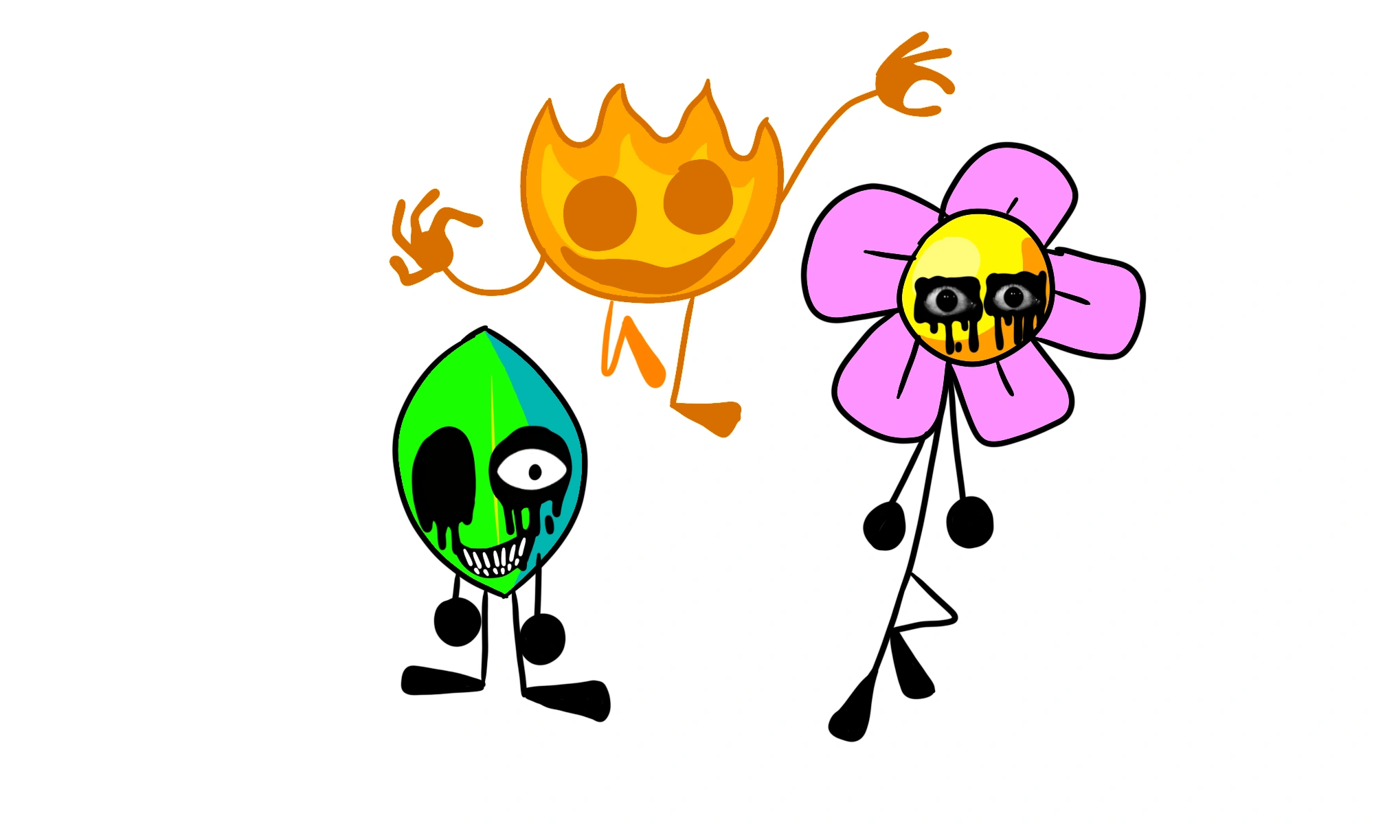 The Trio (BFDI English Dub Opening 12) | Fandom