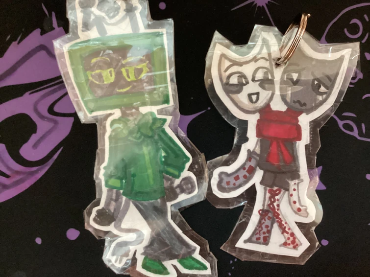 VEE and RND Keychains I made! | Fandom