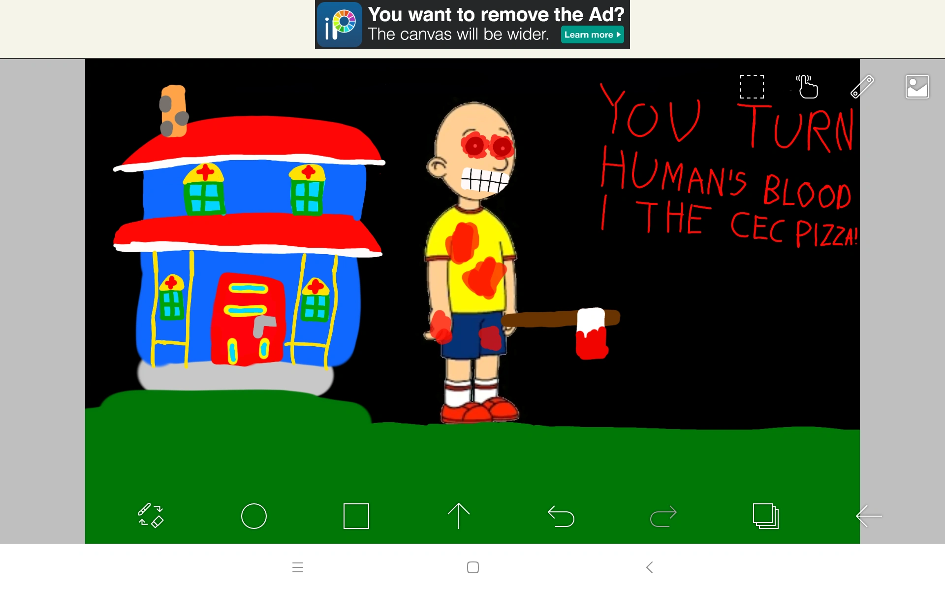 I Drawing of Creppypasta Goanimate Caillou | Fandom