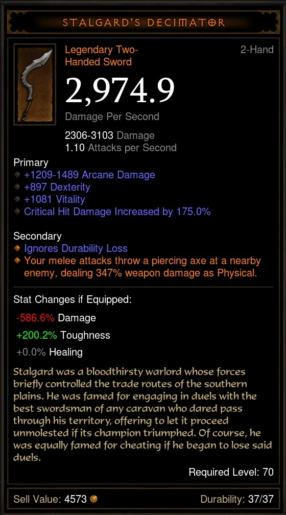 Stalgard's Decimator | D3Reflection Wiki | Fandom