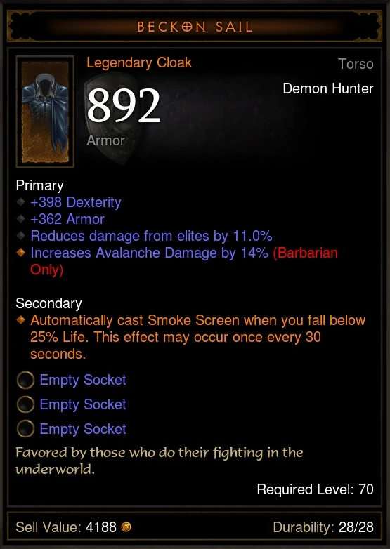 Beckon Sail | D3Reflection Wiki | Fandom