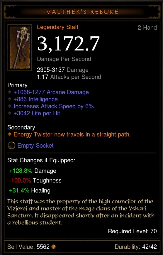 Valthek's Rebuke | D3Reflection Wiki | Fandom