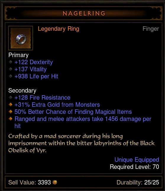 Nagelring | D3Reflection Wiki | Fandom