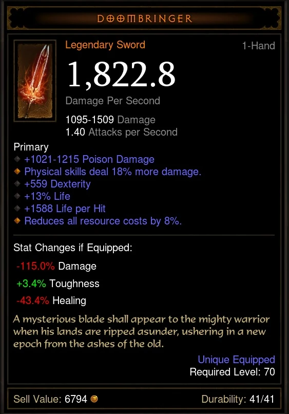 Doombringer | D3Reflection Wiki | Fandom