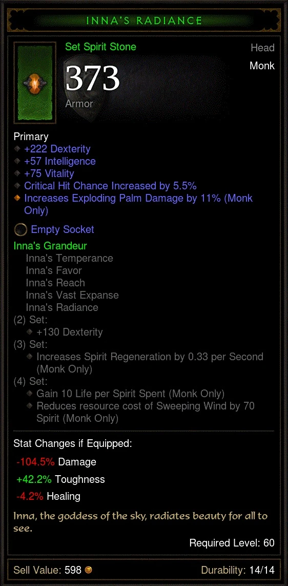 Inna's Radiance | D3Reflection Wiki | Fandom