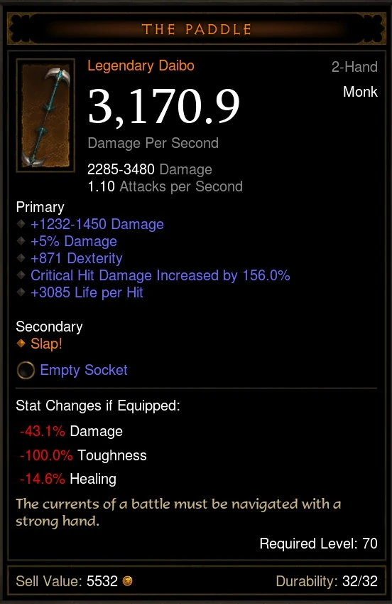 The Paddle | D3Reflection Wiki | Fandom