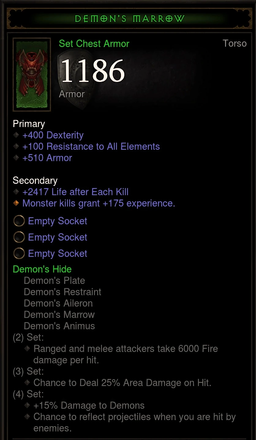 Demon's Marrow | D3Reflection Wiki | Fandom