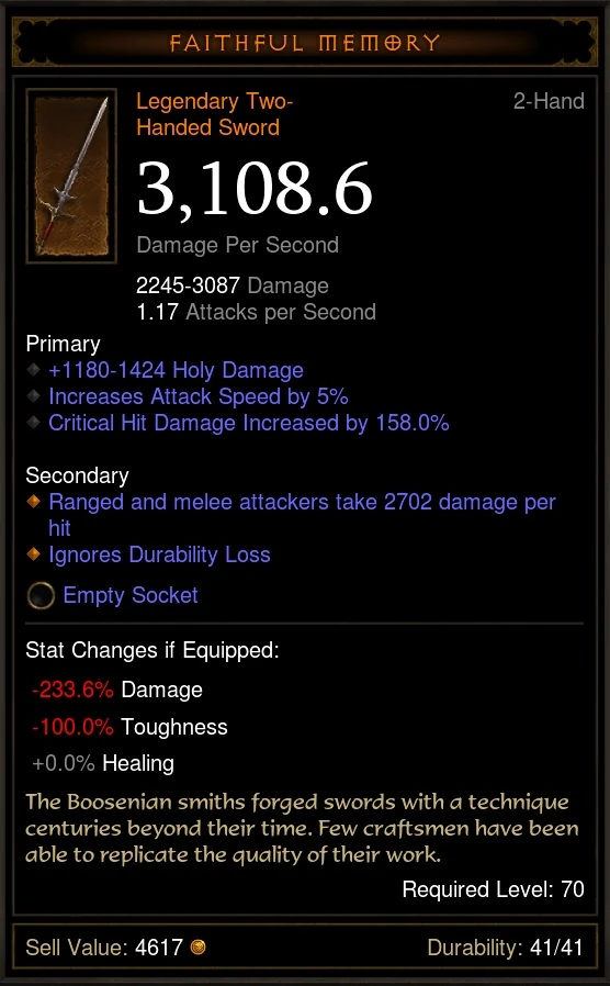 Faithful Memory | D3Reflection Wiki | Fandom