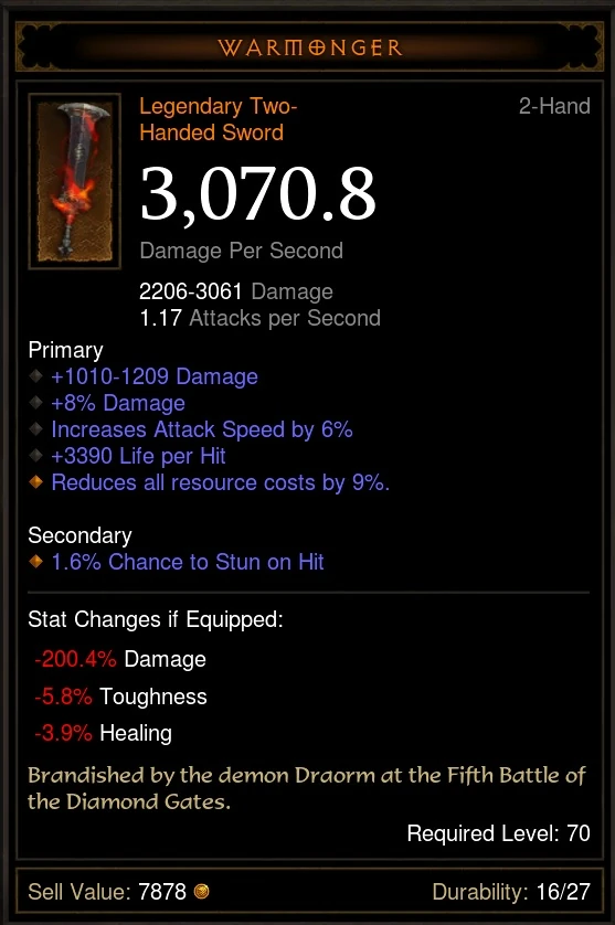 Warmonger | D3Reflection Wiki | Fandom