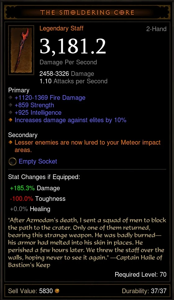 The Smoldering Core | D3Reflection Wiki | Fandom