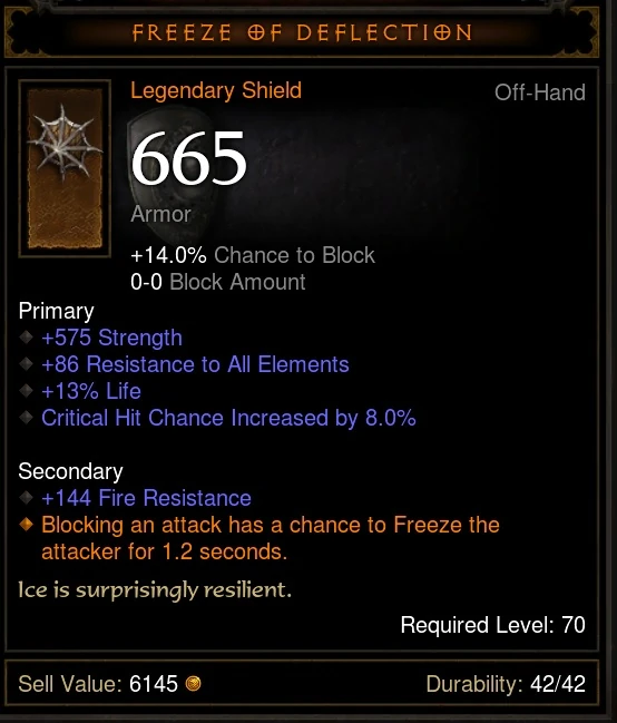 Freeze of Deflection | D3Reflection Wiki | Fandom