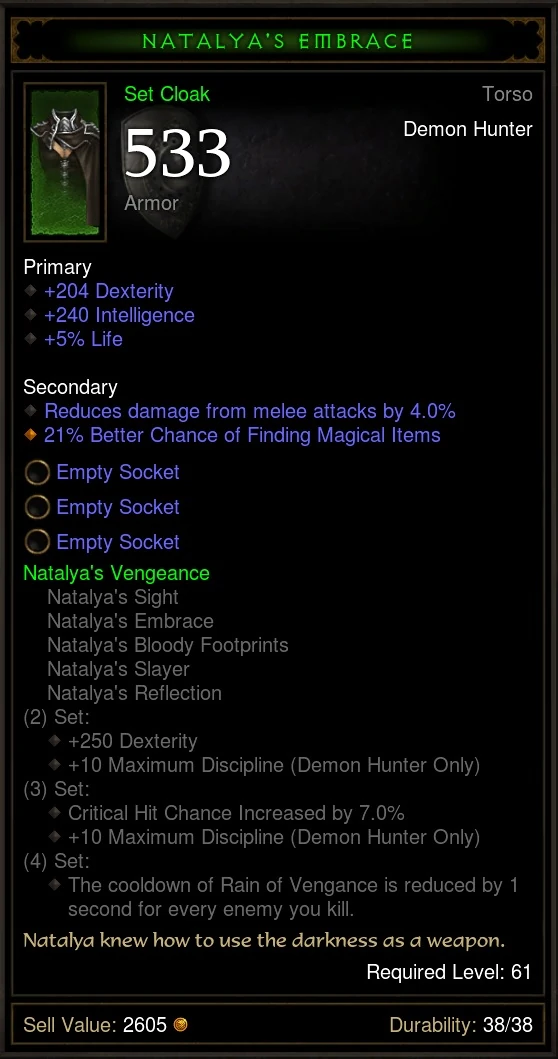 Natalya's Embrace | D3Reflection Wiki | Fandom