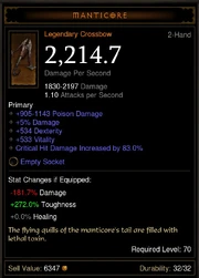 Manticore | D3Reflection Wiki | Fandom