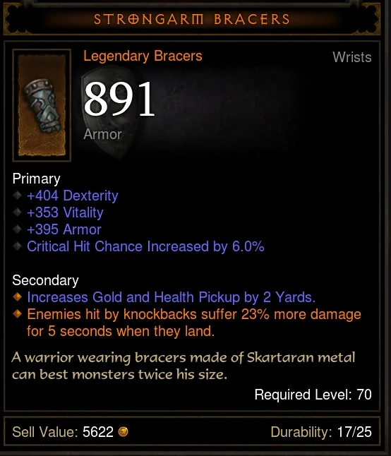 Strongarm Bracers | D3Reflection Wiki | Fandom
