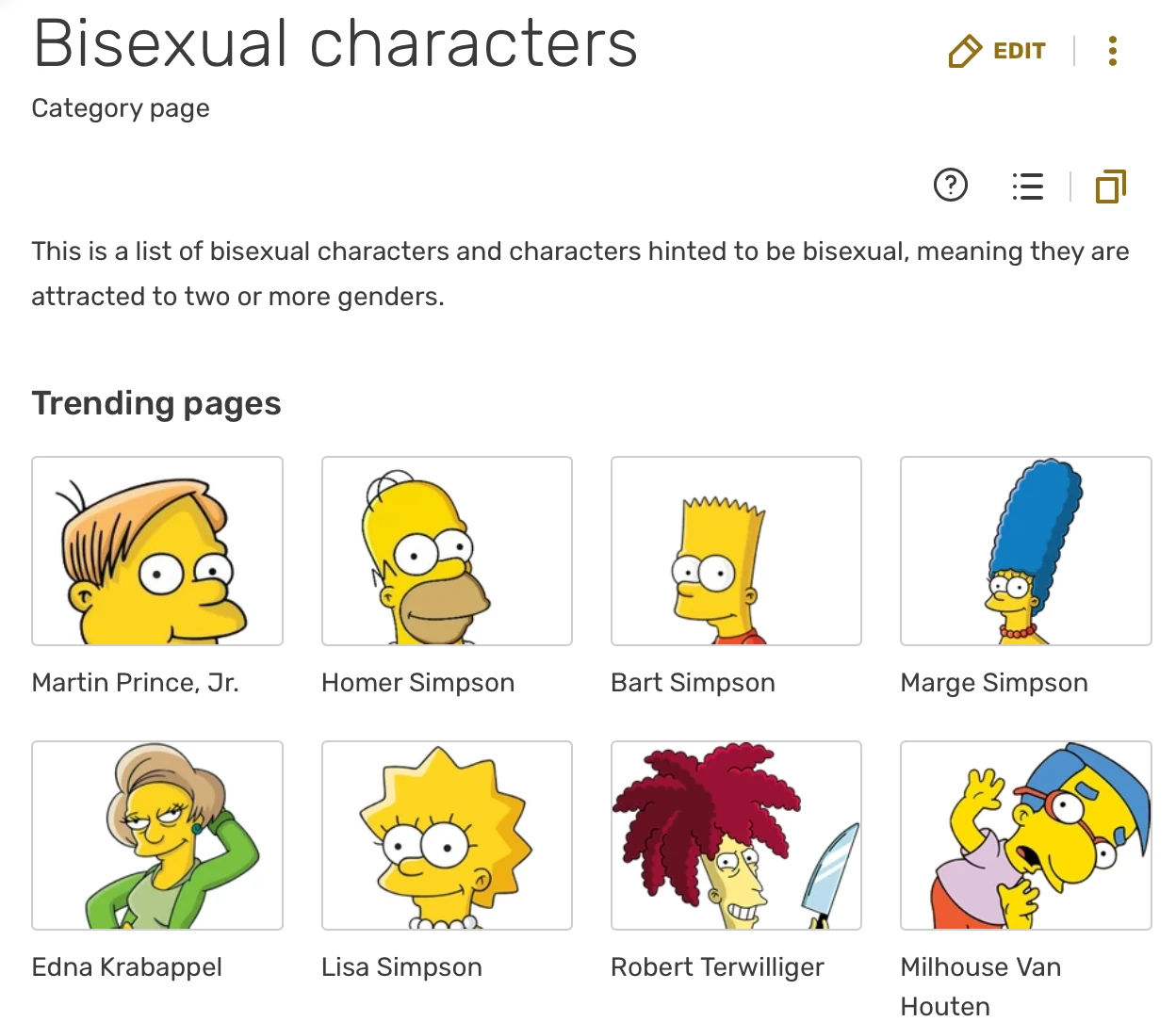 so the whole simpsons family is bi lol | Fandom