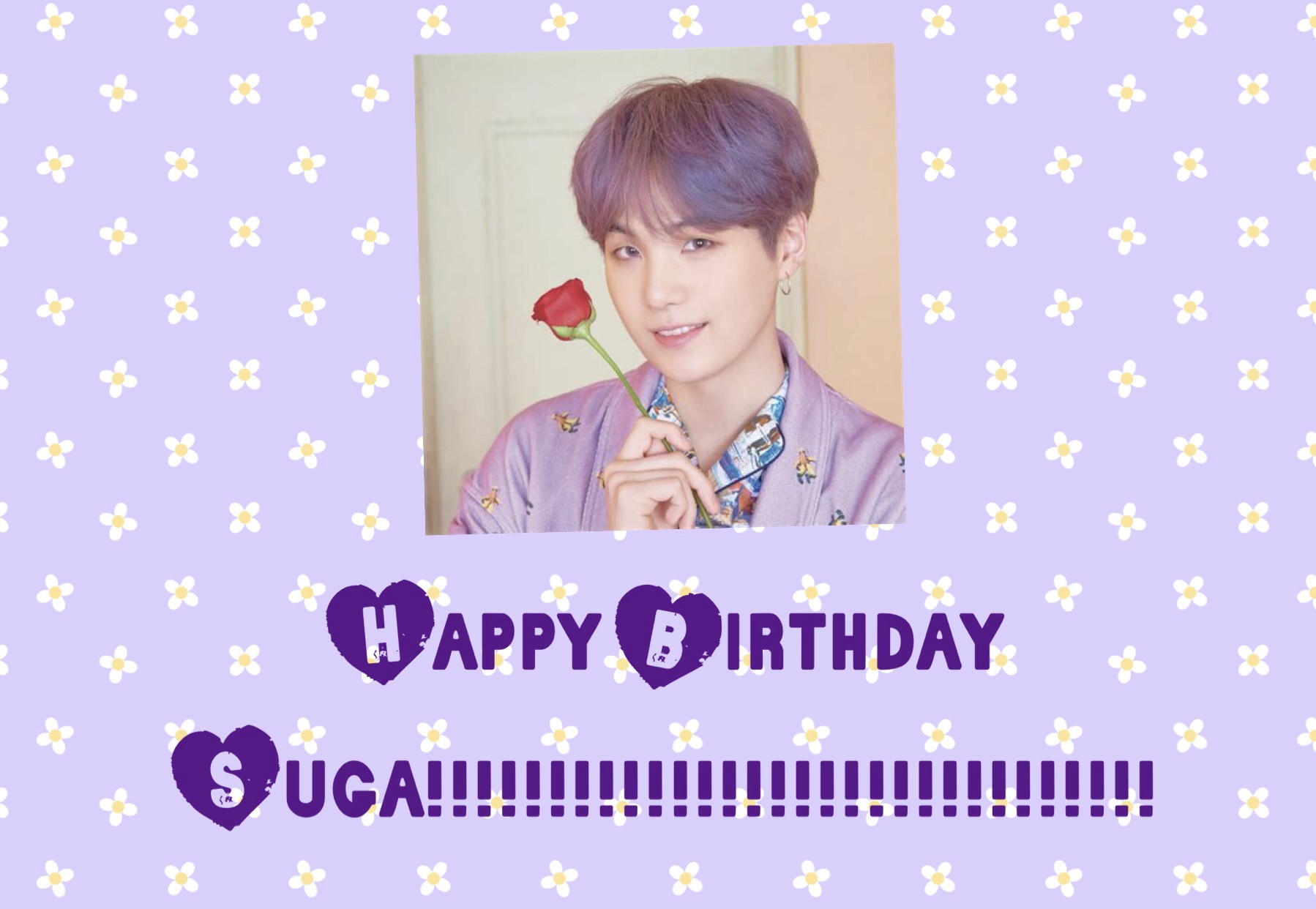 Happy Birthday Suga Fandom