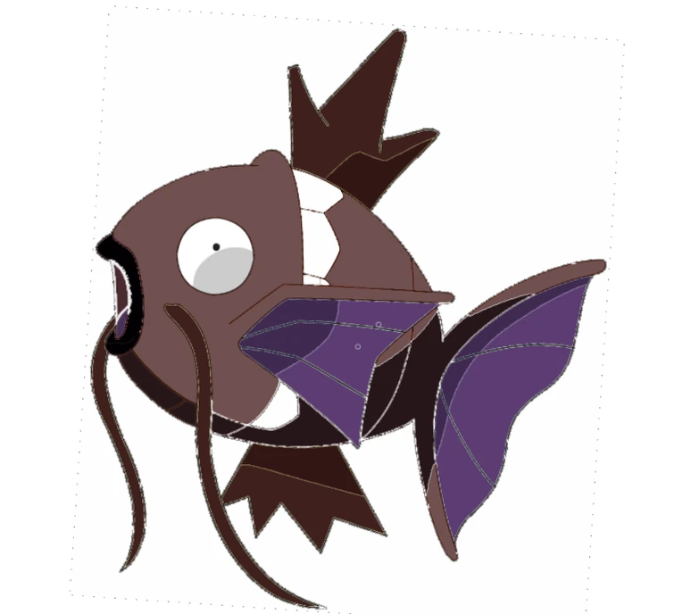 Magikarp sprite edit because I can. Affo colors | Fandom
