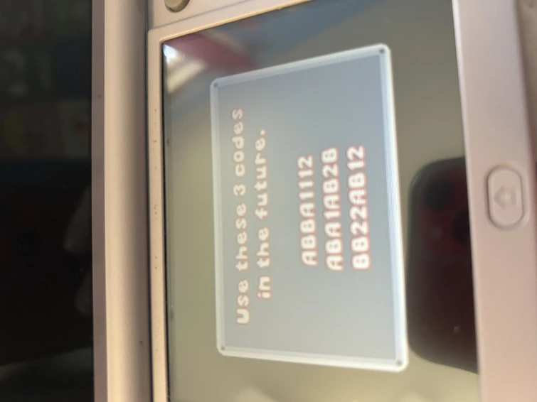 Just finished Ride Again on the DS, what are these codes for and what ...