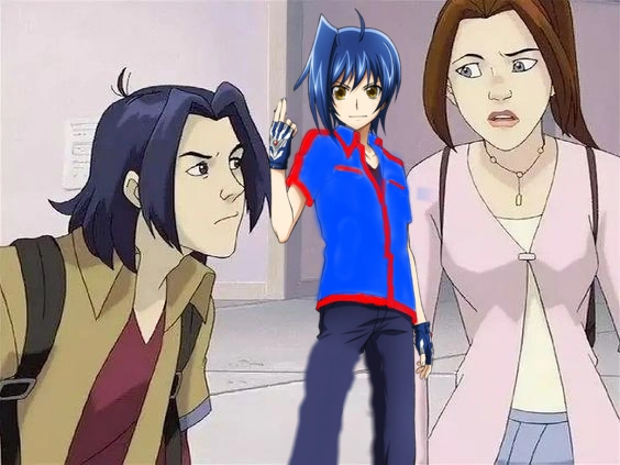 Tyler with Kurt Wagner and Kitty Pryde (X-Men Evolution) | Fandom