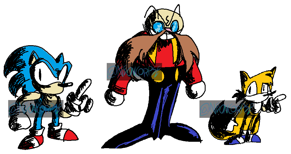 The MS Paint Sonic The Hedgehog 2 (1992) Cast | Fandom