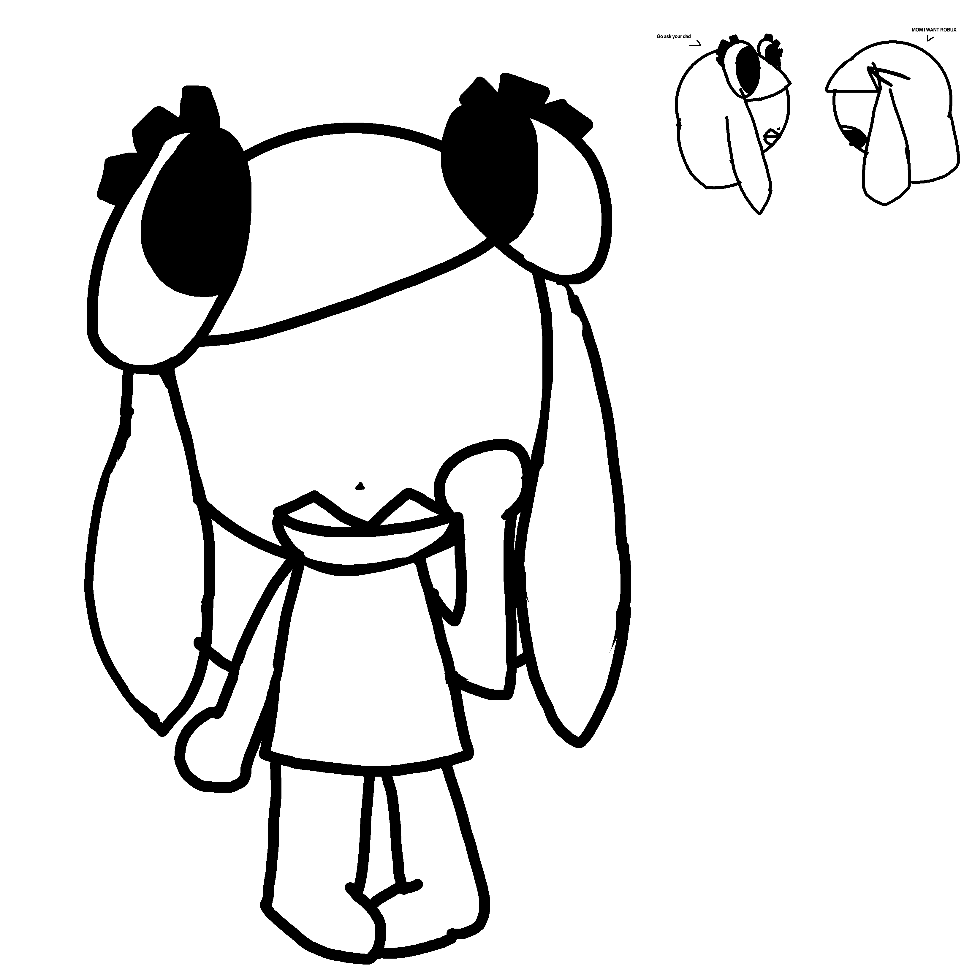 Just a drawing of slugoop (aka my tomotachi life mii) | Fandom